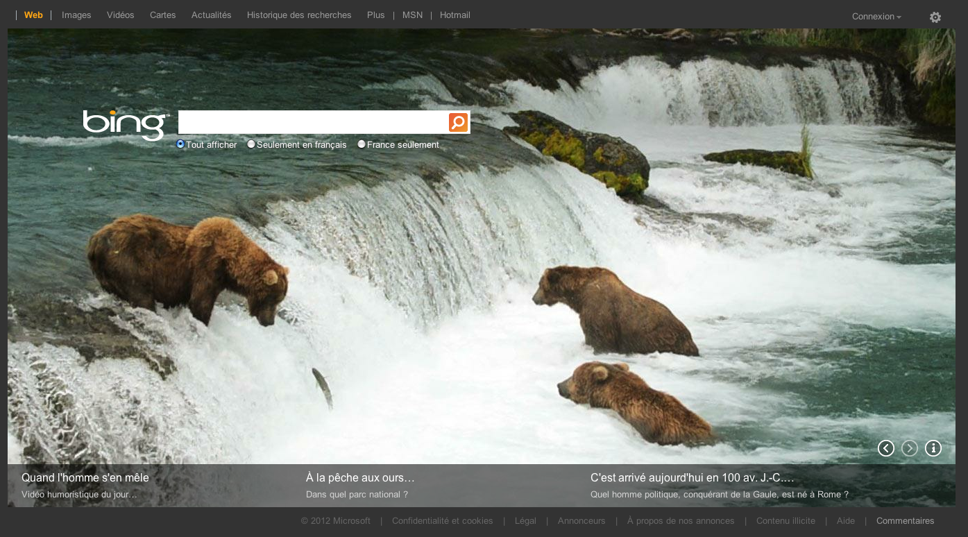Le nouveau Bing est arrivé en France - Actualité Abondance