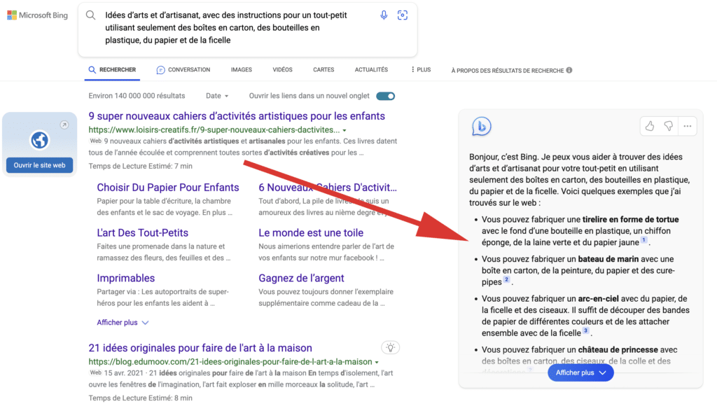 On a testé l'interface Bing / ChatGPT (avec copies d'écran et vidéos ...